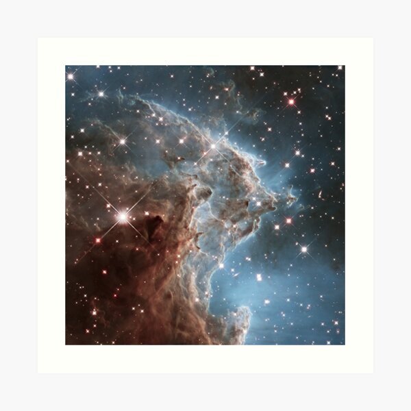 "Monkey Head Nebula (NGC 2174) in the constellation of Orion" Art Print ...