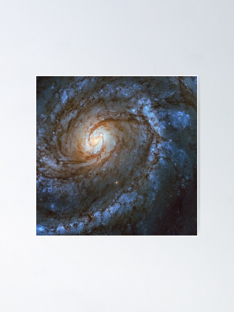 "Spiral galaxy M100 in the constellation of Coma Berenices" Poster by ...