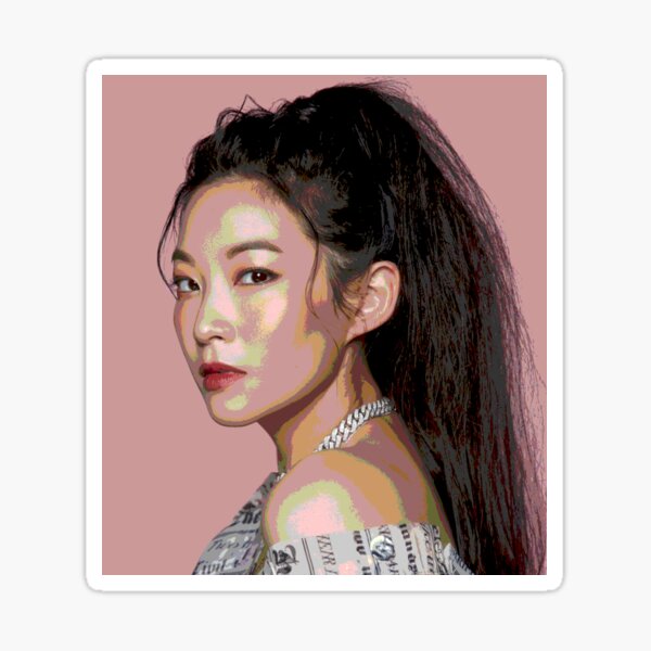 "Arden Cho Pop Art Portrait" Sticker by saintiro | Redbubble