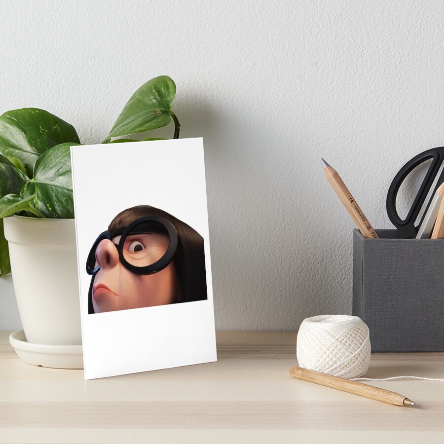"Edna Mode Meme" Art Board Print by loomfine | Redbubble
