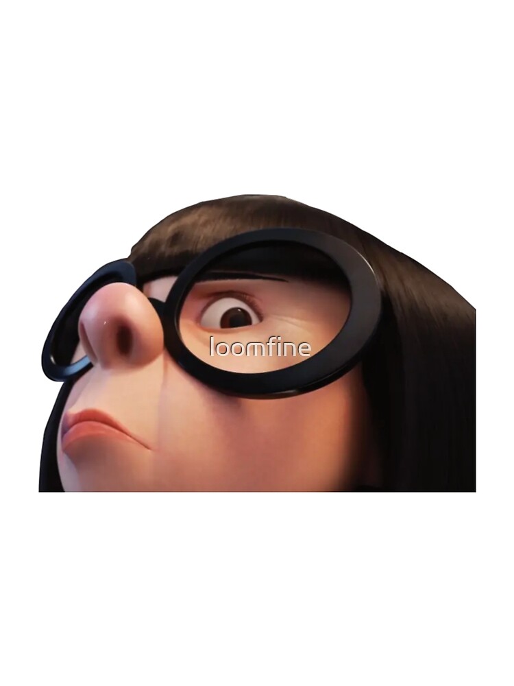 "Edna Mode Meme" Metal Print for Sale by loomfine | Redbubble