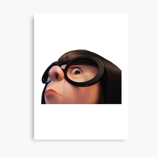 "Edna Mode Meme" Canvas Print for Sale by loomfine | Redbubble