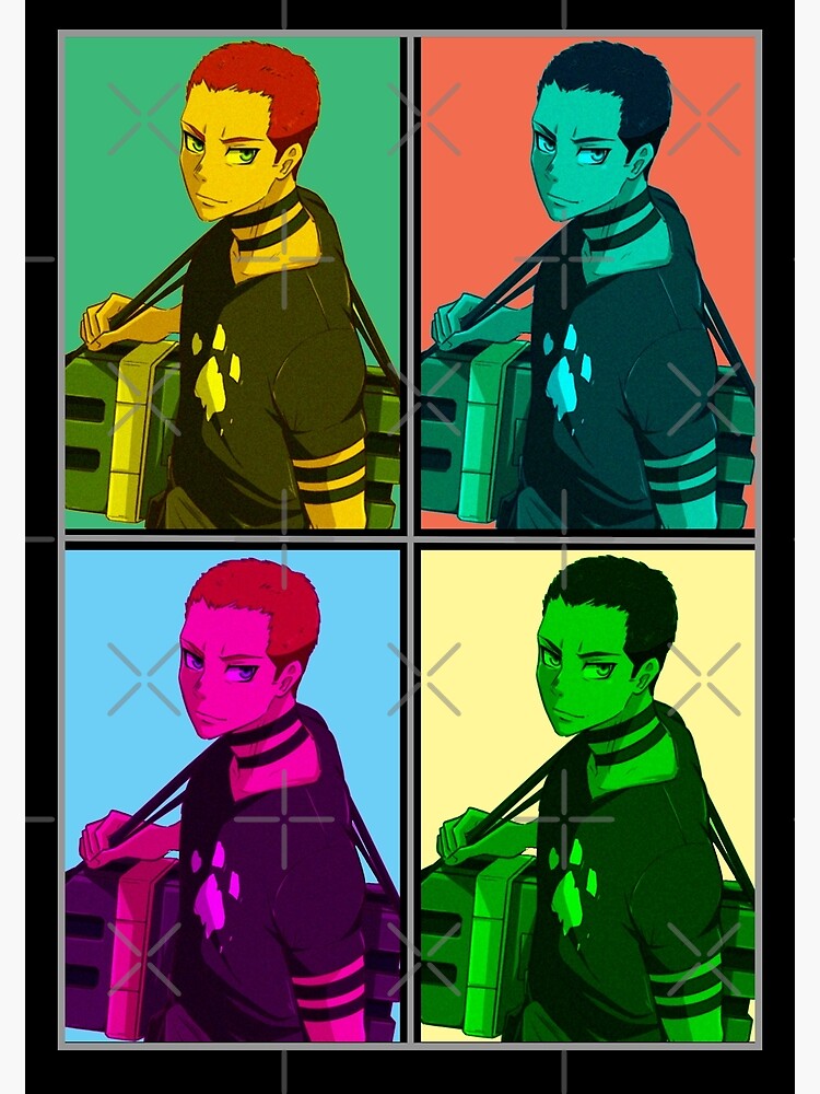 "Vulcan Joseph Fire Force Enen No Shouboutai Anime RGB Spiegeldesign ...