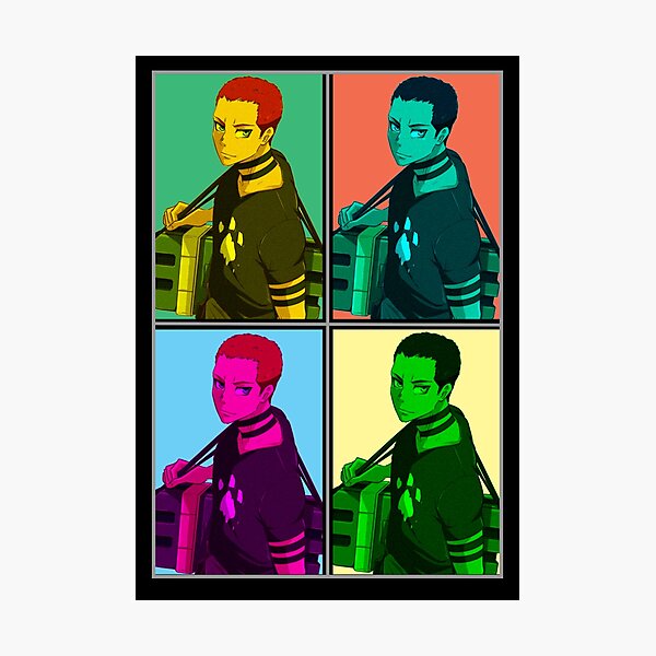 Lámina fotográfica «Vulcan Joseph Fire Force Enen No Shouboutai Anime ...