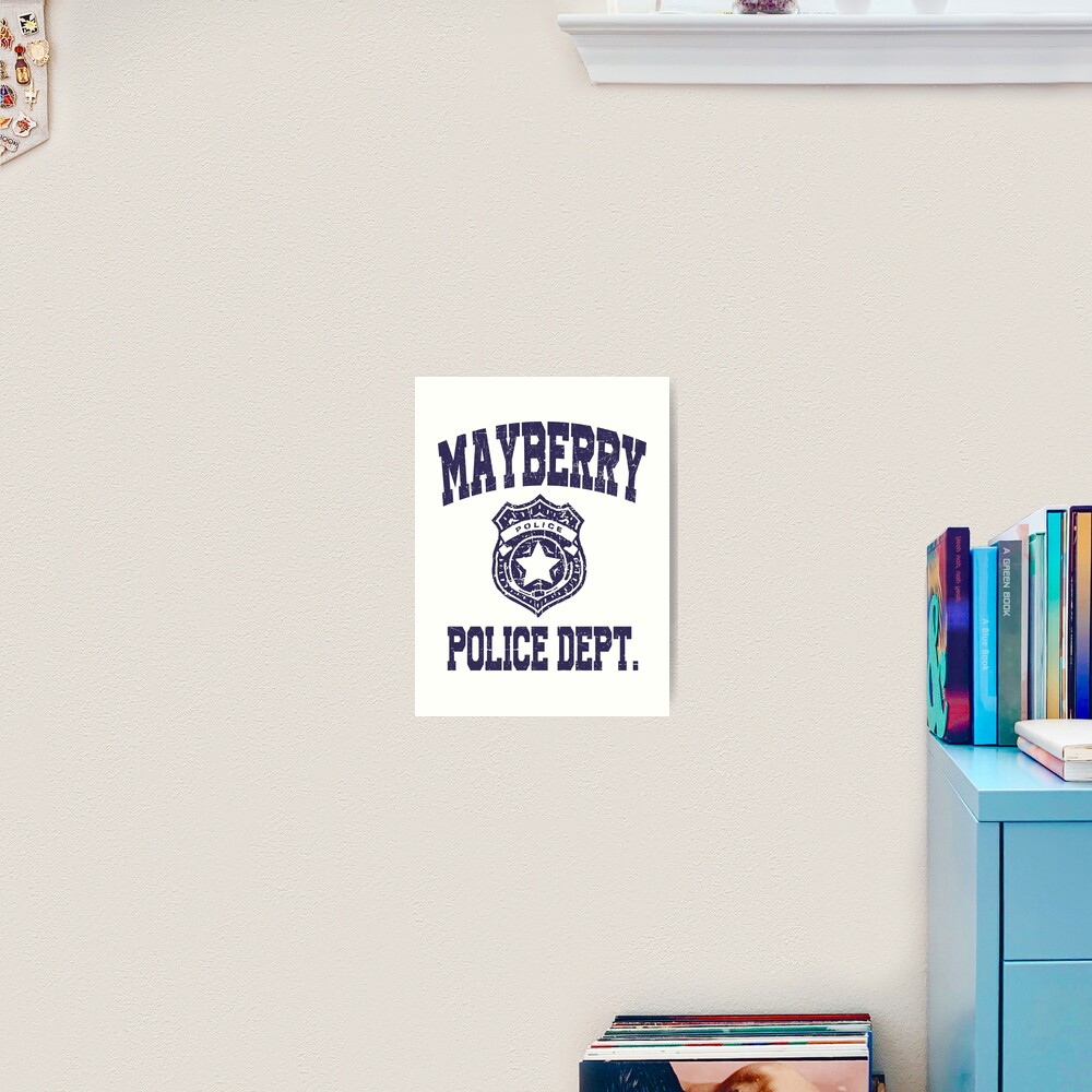 "The Andy Griffith Show Mayberry Police Department" Art Print by ...