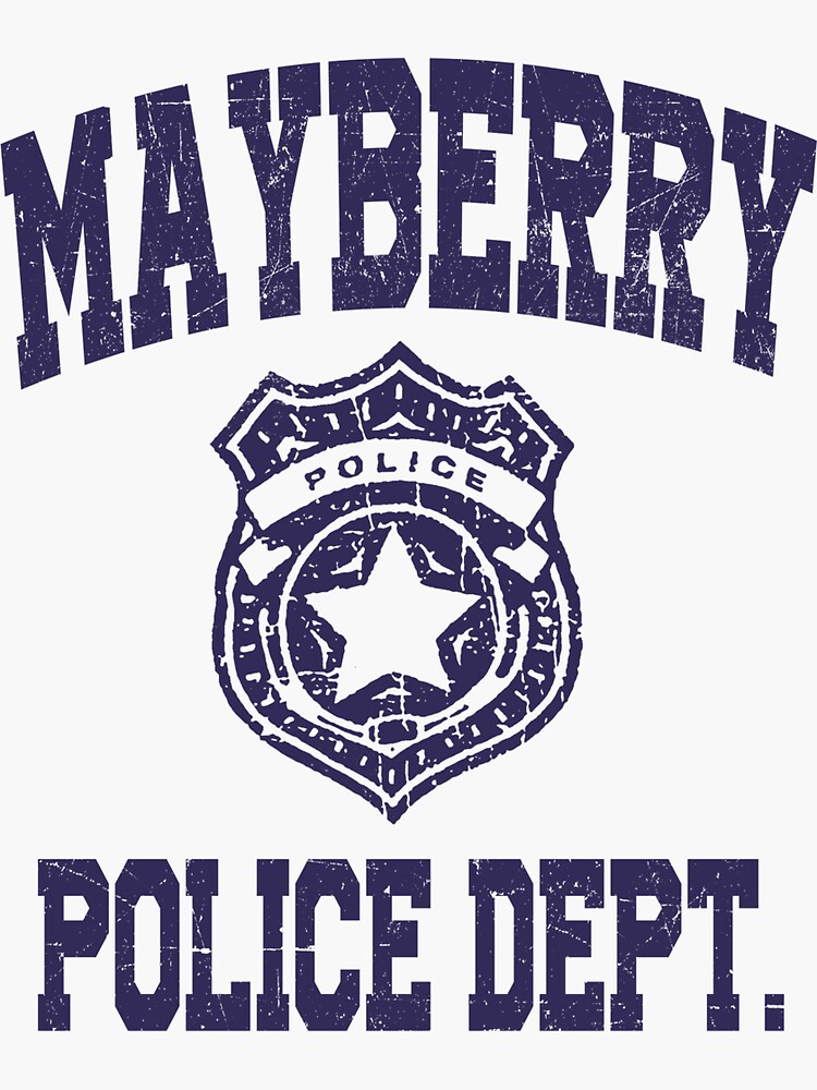 "Die Andy Griffith Show Mayberry Police Department" Sticker von ...