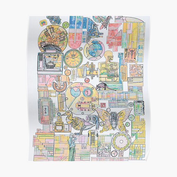 "Eduardo Paolozzi Art" Poster for Sale by wonderdesigne | Redbubble