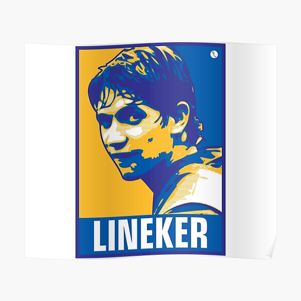 "Lineker - LCFC" Poster for Sale by DAFTFISH | Redbubble