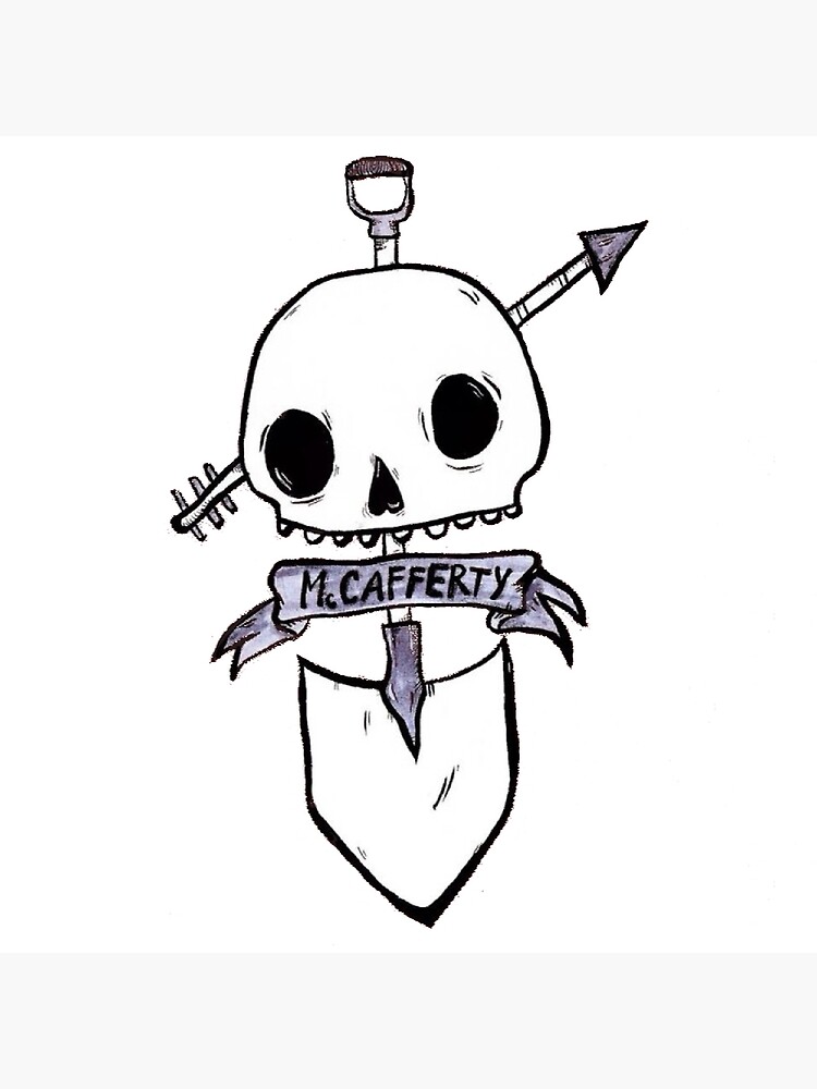 "R. I. P. Mccafferty" Art Print for Sale by RainbowAvenger | Redbubble