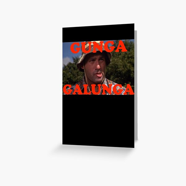 "Gunga Galunga" Greeting Card for Sale by zombill | Redbubble