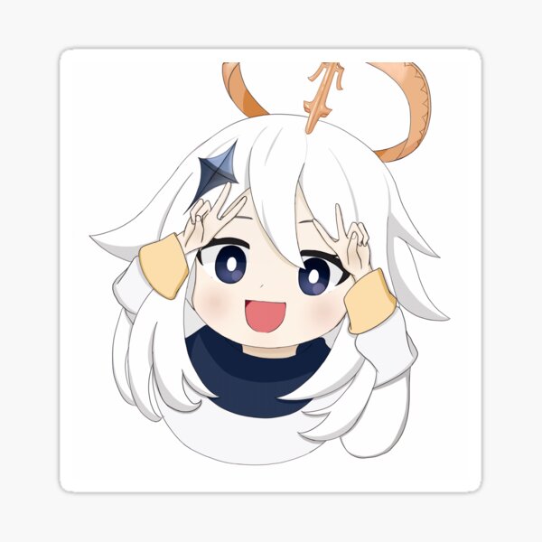 "Cute Paimon Genshin Impact" Sticker for Sale by sasquachnime | Redbubble