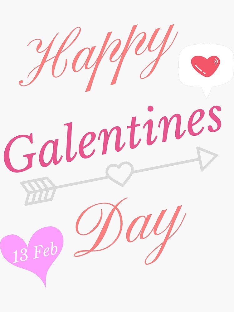 "Feminis Happy Galentines Day 13 Feb_Galentines Gang" Sticker by KM ...