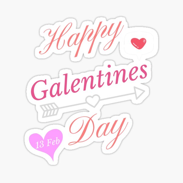 "Feminis Happy Galentines Day 13 Feb_Galentines Gang" Sticker by KM ...