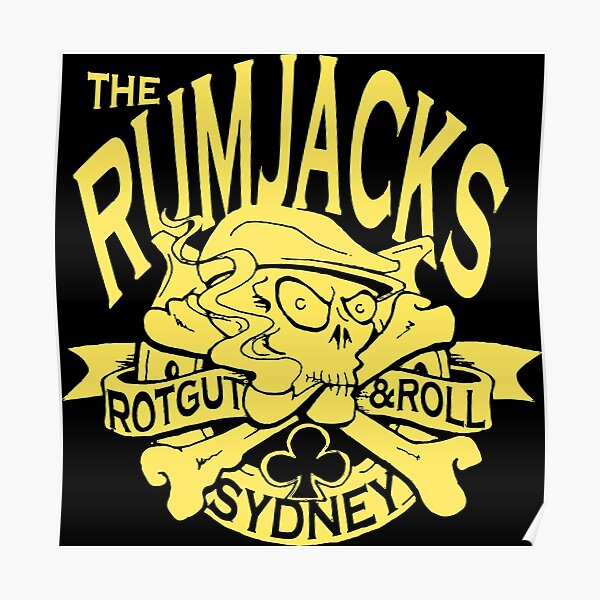 "Rotgut&Roll" Poster for Sale by sherkyten | Redbubble