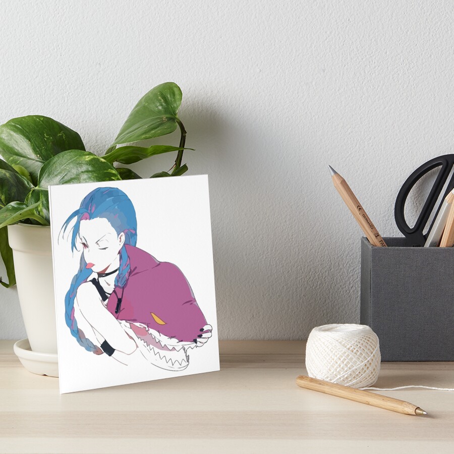 "Jinx Chibi - Arcane Best Fan Art " Art Board Print by TheSkorpBrush ...