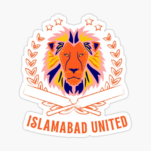 "ISLAMABAD UNITED" Sticker for Sale by Pakayo | Redbubble