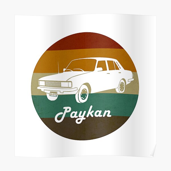 "Paykan cars - Persian art" Poster for Sale by Elbenj | Redbubble