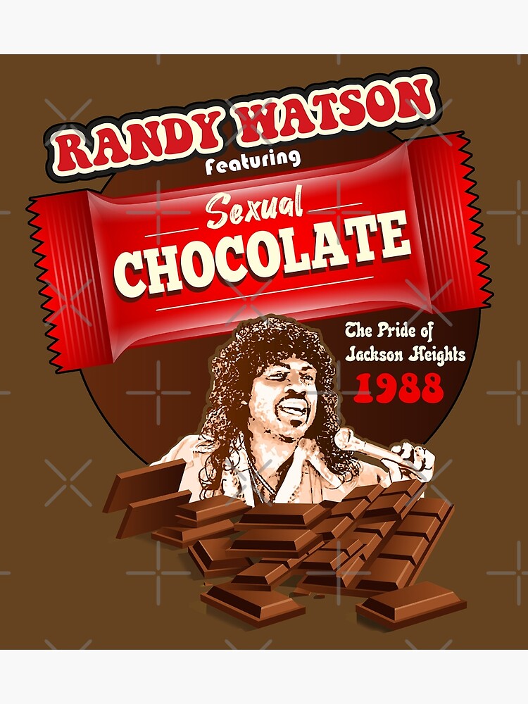 "Randy Watson Sexual Chocolate Bar" Poster for Sale by alhern67 | Redbubble