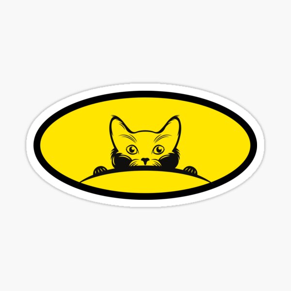 "Catman, Funny Batman Logo with Cat" Sticker by DreamWorldArt | Redbubble