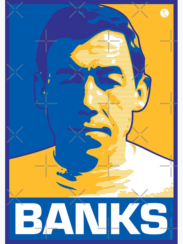 "Banks - LCFC" Sticker by DAFTFISH | Redbubble