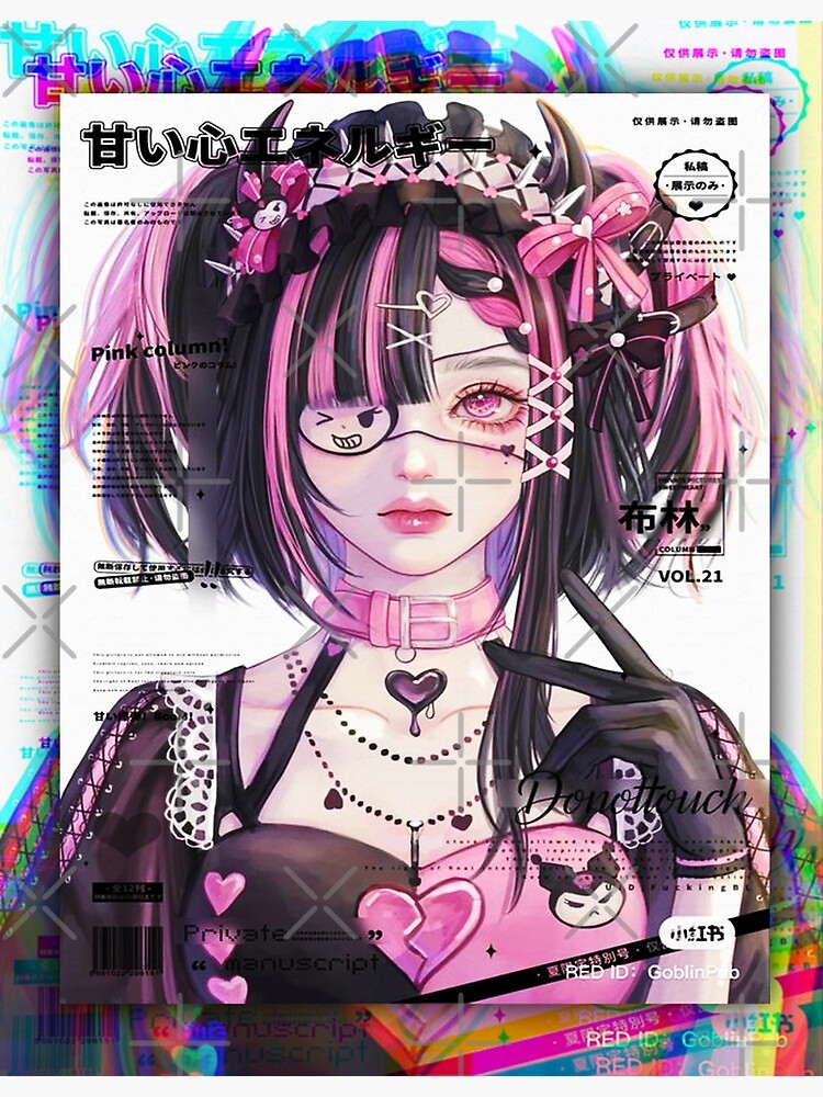 "Top yami kawaii anime girls aesthetic Hyperpop designs so cute ...