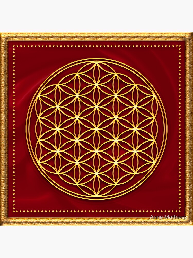 "FLOWER OF LIFE - SACRED GEOMETRY - HARMONY AND BALANCE" Poster for ...