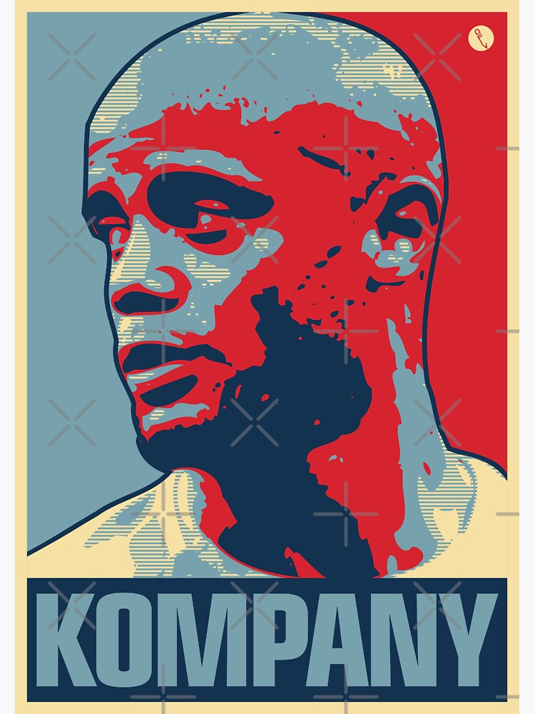 "Kompany" Sticker by DAFTFISH | Redbubble