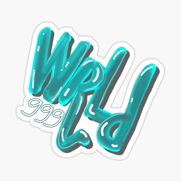 "999 wrld" Sticker by Dennyart5 | Redbubble
