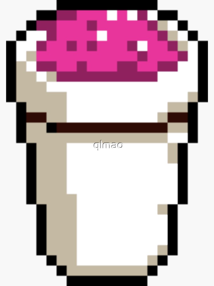 "8 Bit Lean" Sticker for Sale by qlmao | Redbubble