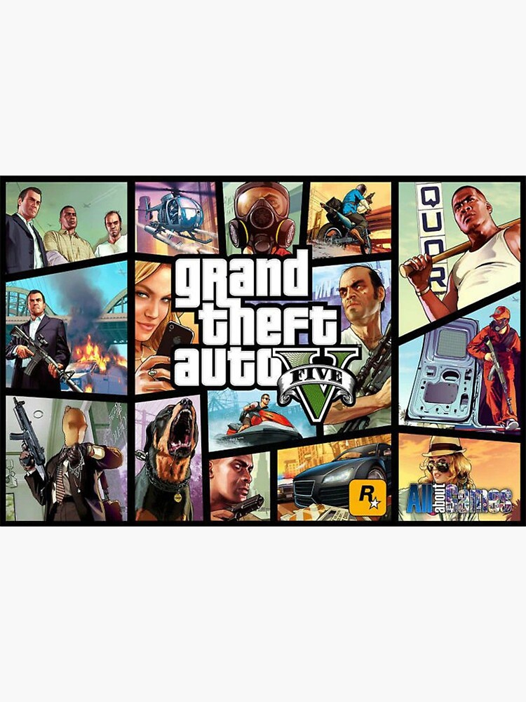 "Grand Theft Auto V - landscape poster" Art Print by raynorsigrid ...