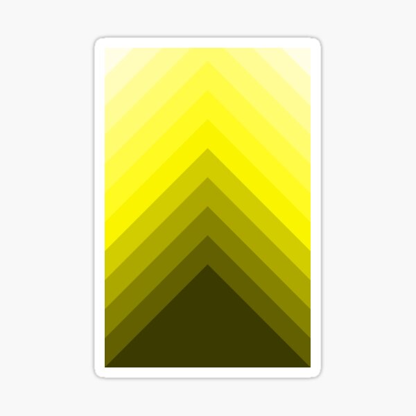"Yellow Gradient" Sticker for Sale by Issamu | Redbubble