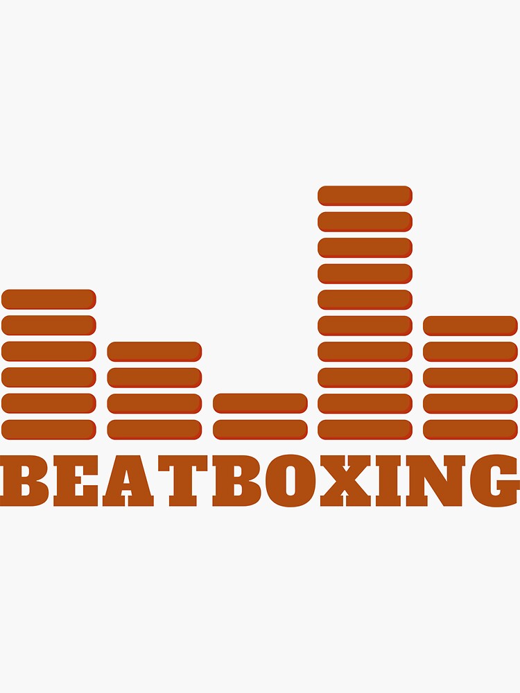 "Beatboxing Beatboxer music Equilizer" Sticker for Sale by Yassine ...