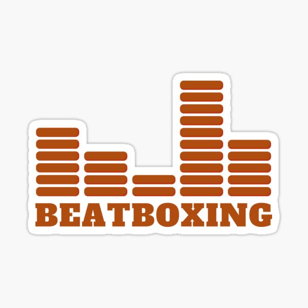 "Beatboxing Beatboxer music Equilizer" Sticker for Sale by Yassine ...