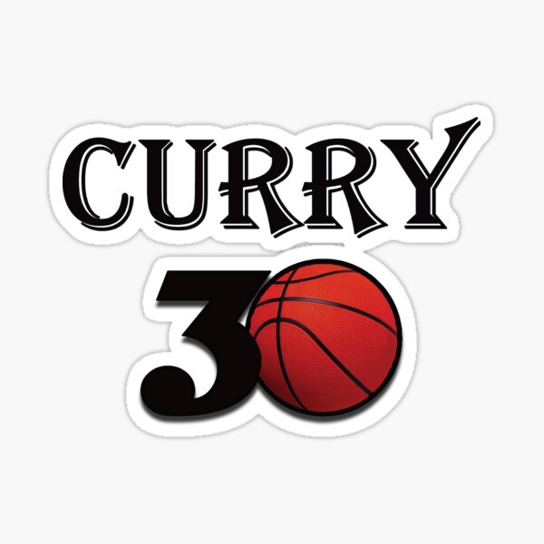 "Steph Curry 30 " Sticker for Sale by readmytees | Redbubble