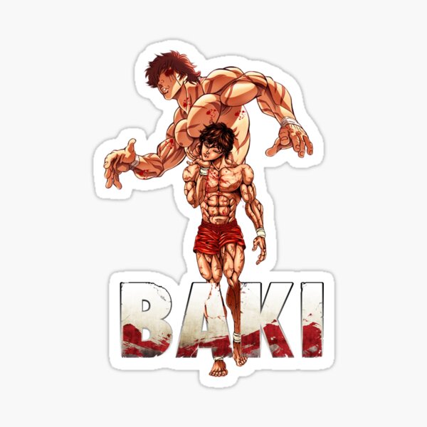 "BAKI" Sticker for Sale by Zinedinefl | Redbubble