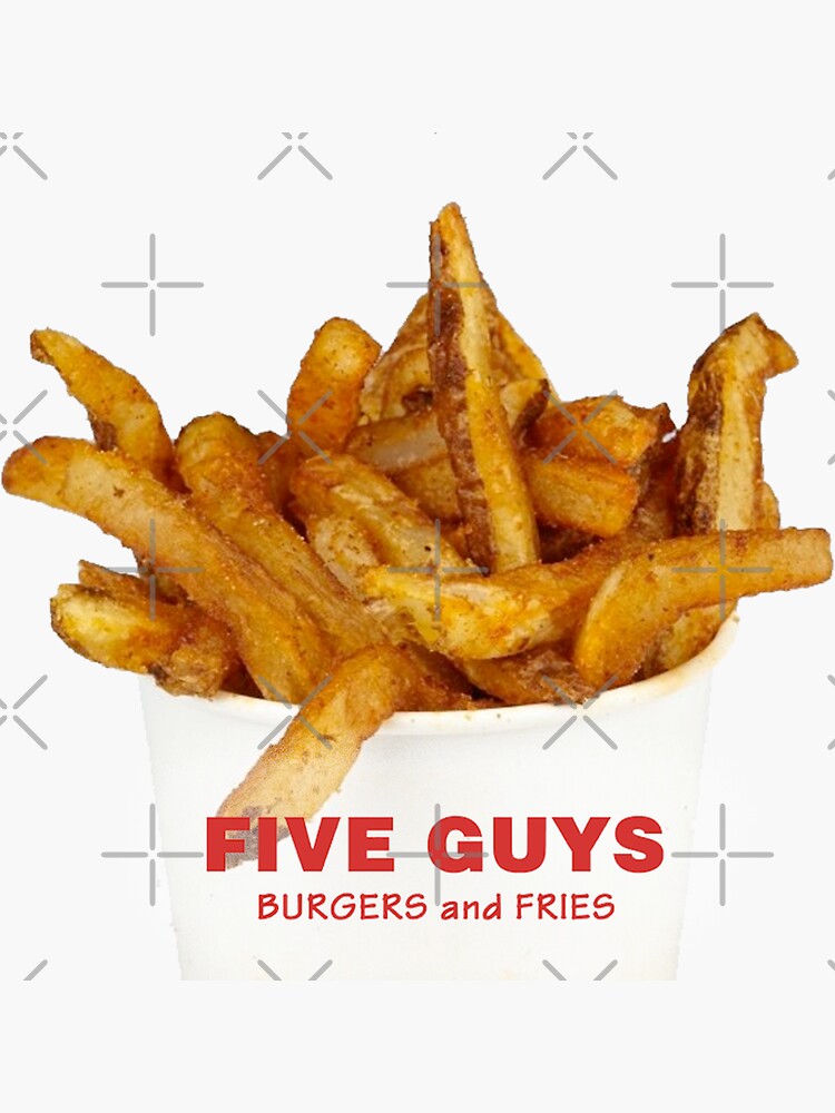 "five guys" Sticker by pgracew | Redbubble