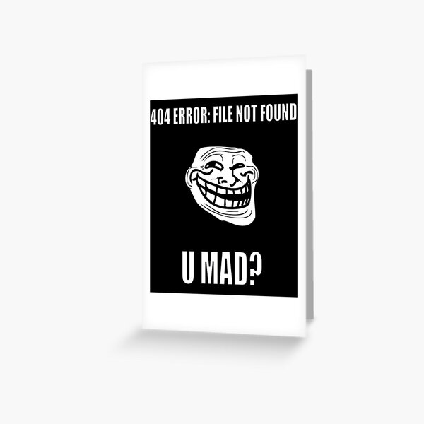 "File Not Found Meme " Greeting Card by CargoThrift | Redbubble