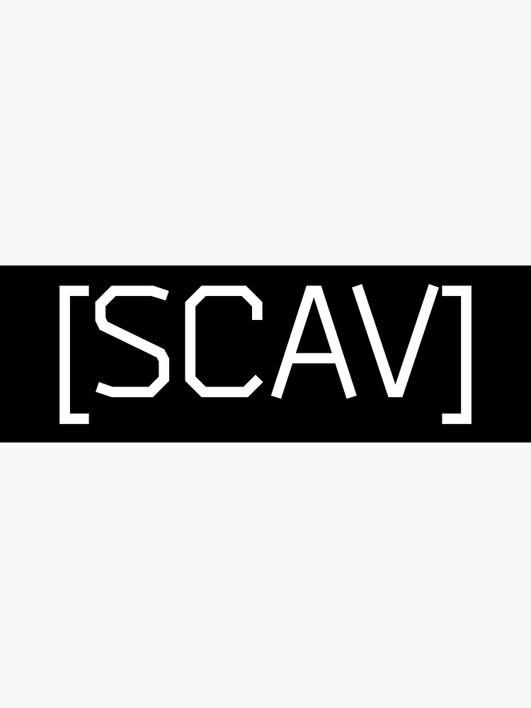 "[SCAV] - Escape From Tarkov Loading Screen Label" Sticker for Sale by ...