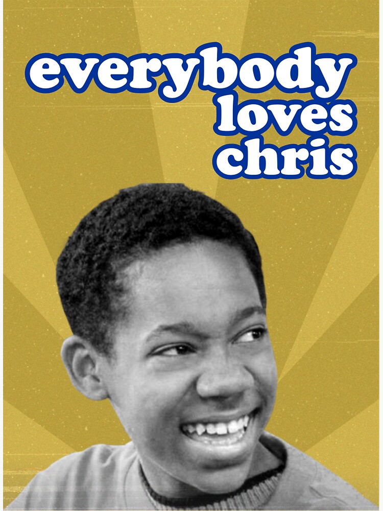 "Everybody loves chris " Sticker by creondesign | Redbubble
