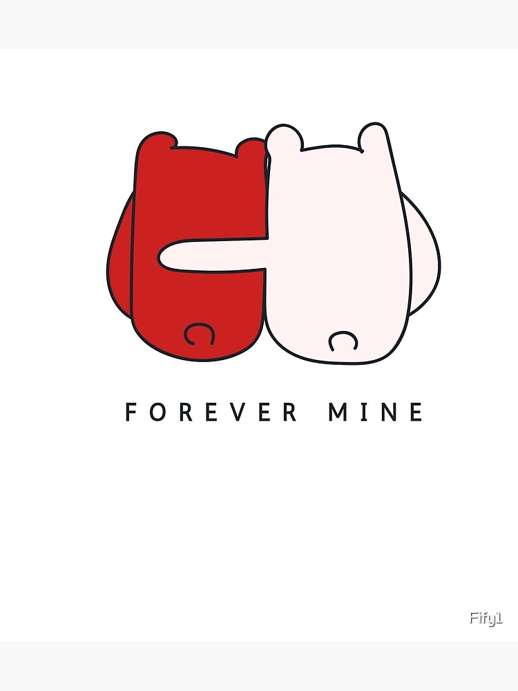 "Forever Mine Cute Couple NFT Art " Poster for Sale by Fify1 | Redbubble