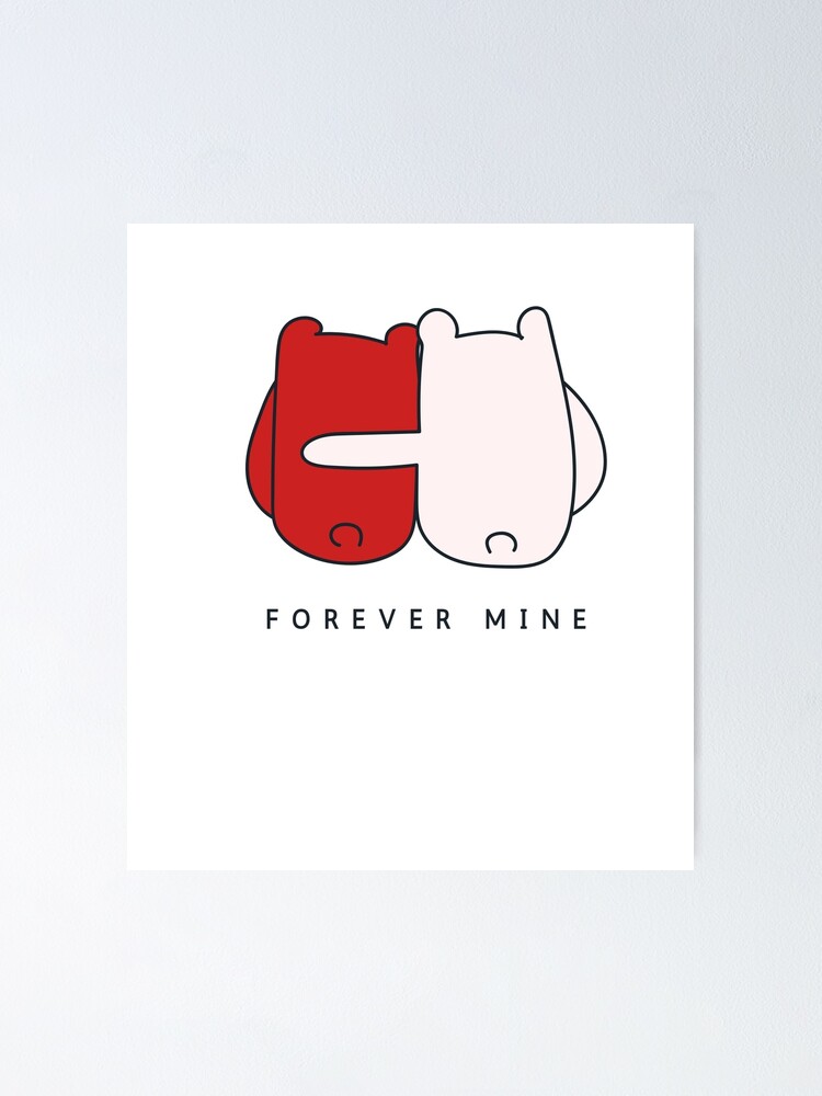 "Forever Mine Cute Couple NFT Art " Poster for Sale by Fify1 | Redbubble