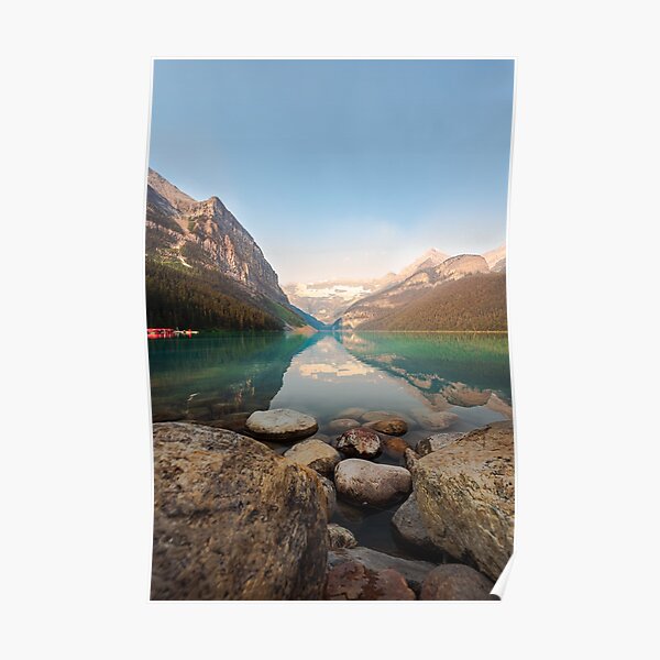 "Lake Louise rocks" Poster for Sale by JayLauz | Redbubble