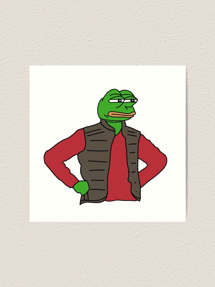 "Stadium guy pepe meme " Art Print for Sale by TheMemesLord | Redbubble