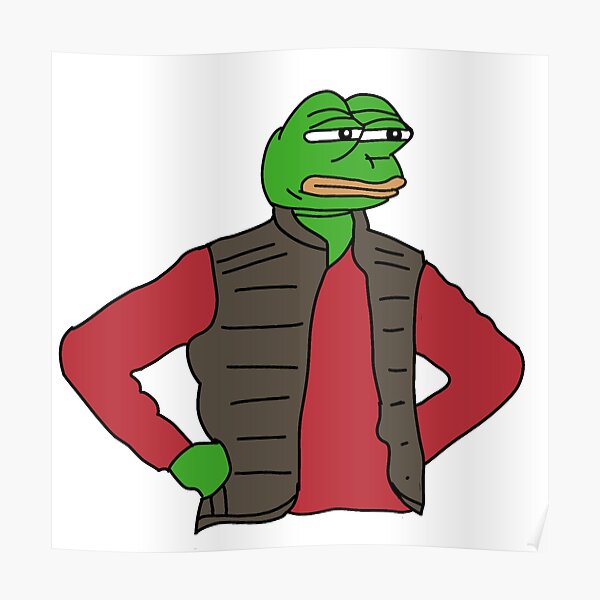 "Stadium guy pepe meme " Poster by TheMemesLord | Redbubble