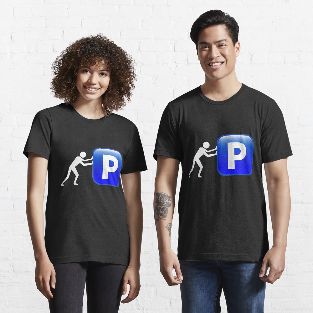 "Pushin P - bleu emoji p " T-shirt for Sale by saidzainoun | Redbubble ...