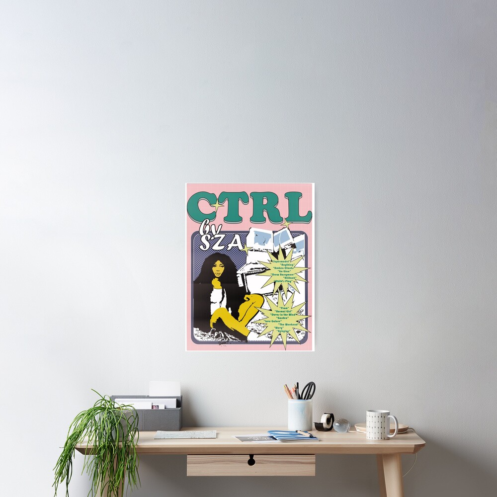 "Retro SZA Ctrl Poster" Poster for Sale by Adriestevez | Redbubble