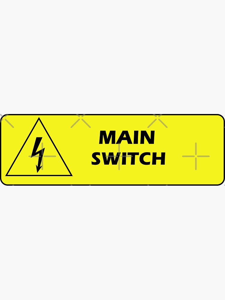 " Electrical danger warning sign symbols Stickers for Electrician and ...