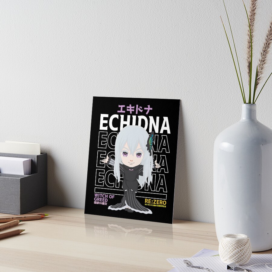 "Echidna Witch of Greed Chibi" Art Board Print by TeeTowArgh | Redbubble