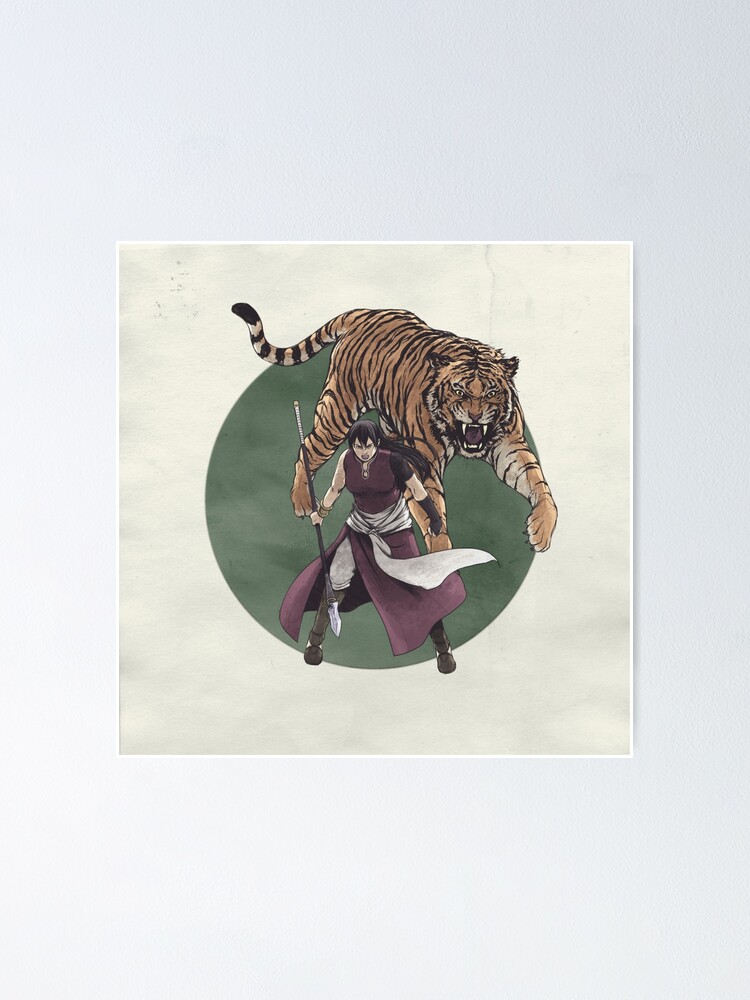 "MORIBITO | balsa yonsa | the tiger" Poster for Sale by orangiah ...