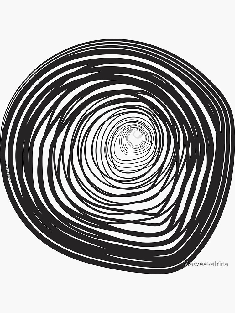 "Whirlpool" Sticker by MatveevaIrina | Redbubble
